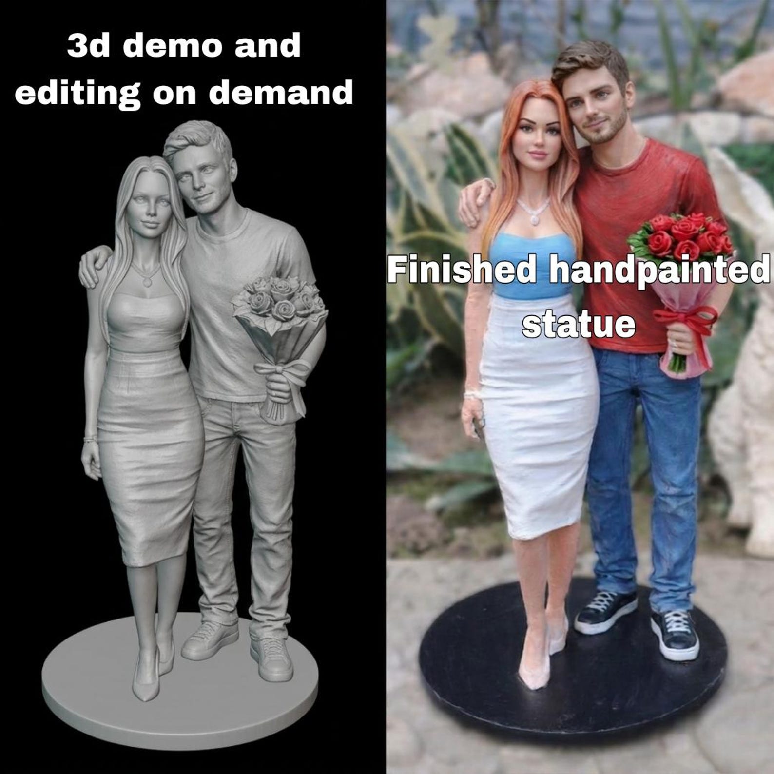 Handmade Statue of Yourself From Pictures, Personalized 3d Printed ...