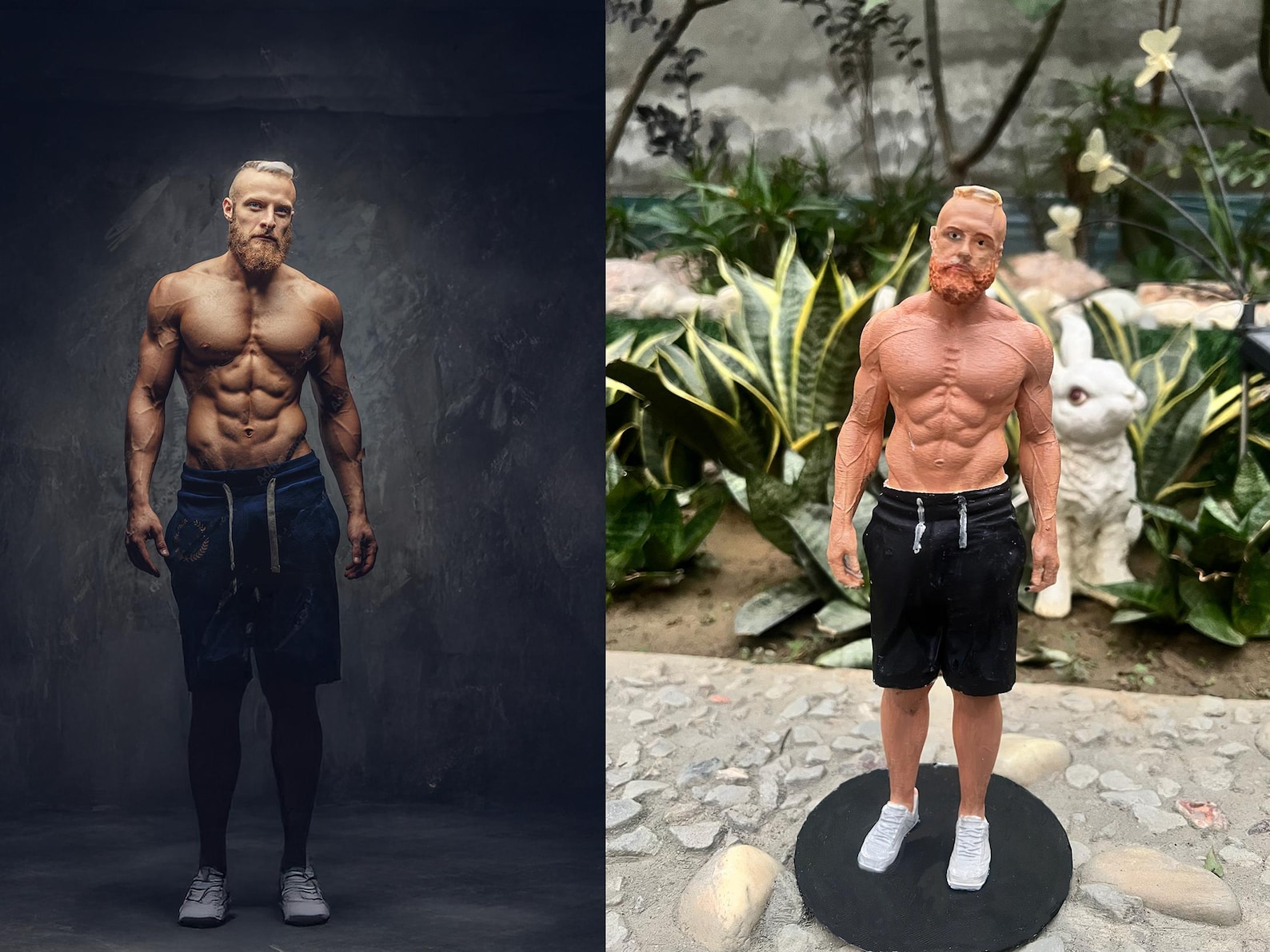 Turn Your Image Into a Custom Handmade Statue, Personalized 3d Printed ...