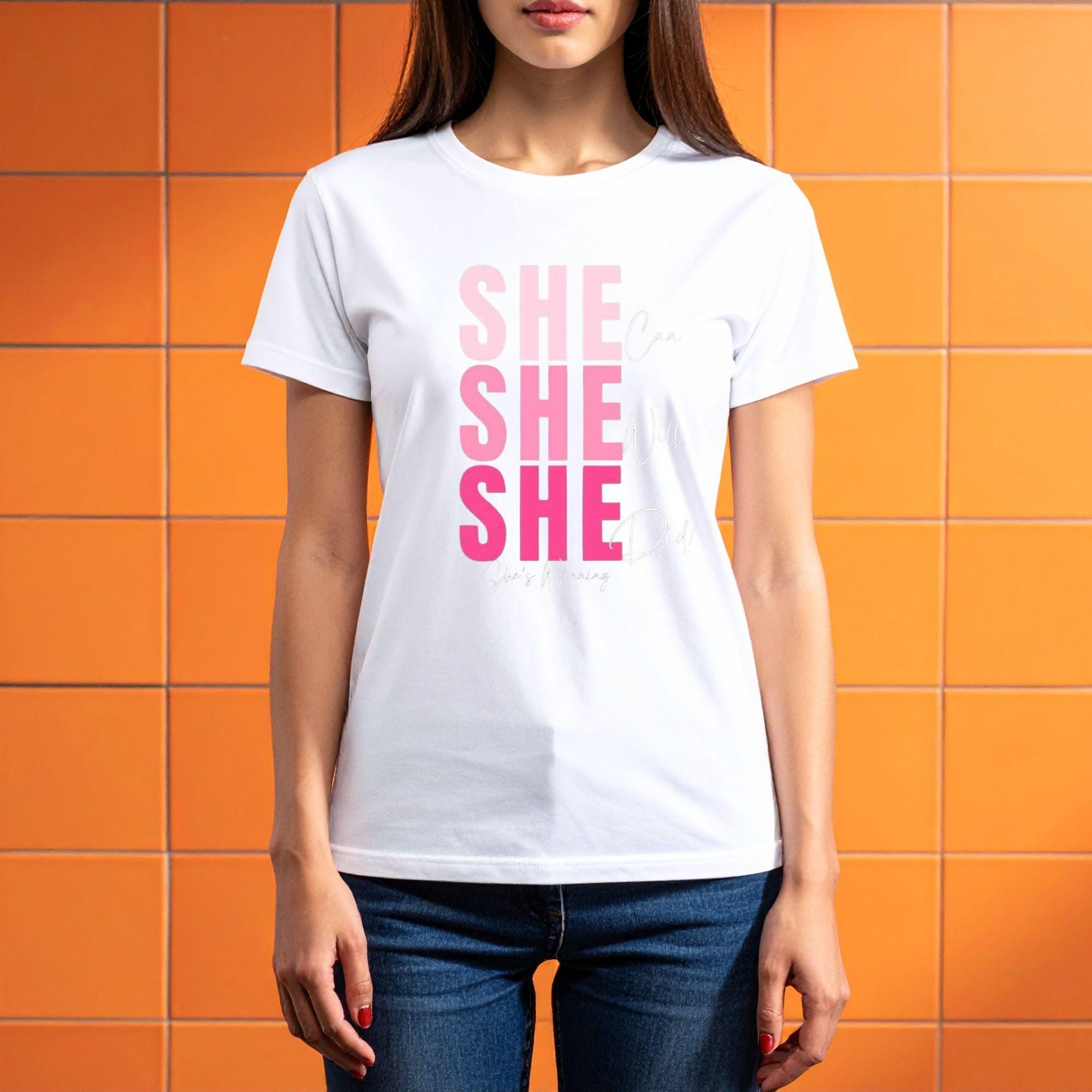 She is SVG\ Inspirational Quote SVG\ Motivational Woman Design ...