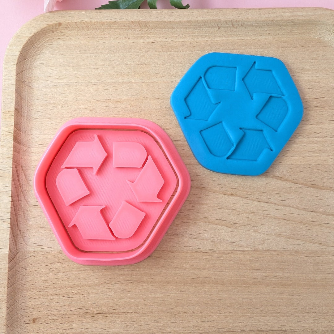 Recycle Sign Cookie Cutter and Stamp, Recycling Biscuit Cutter - Etsy
