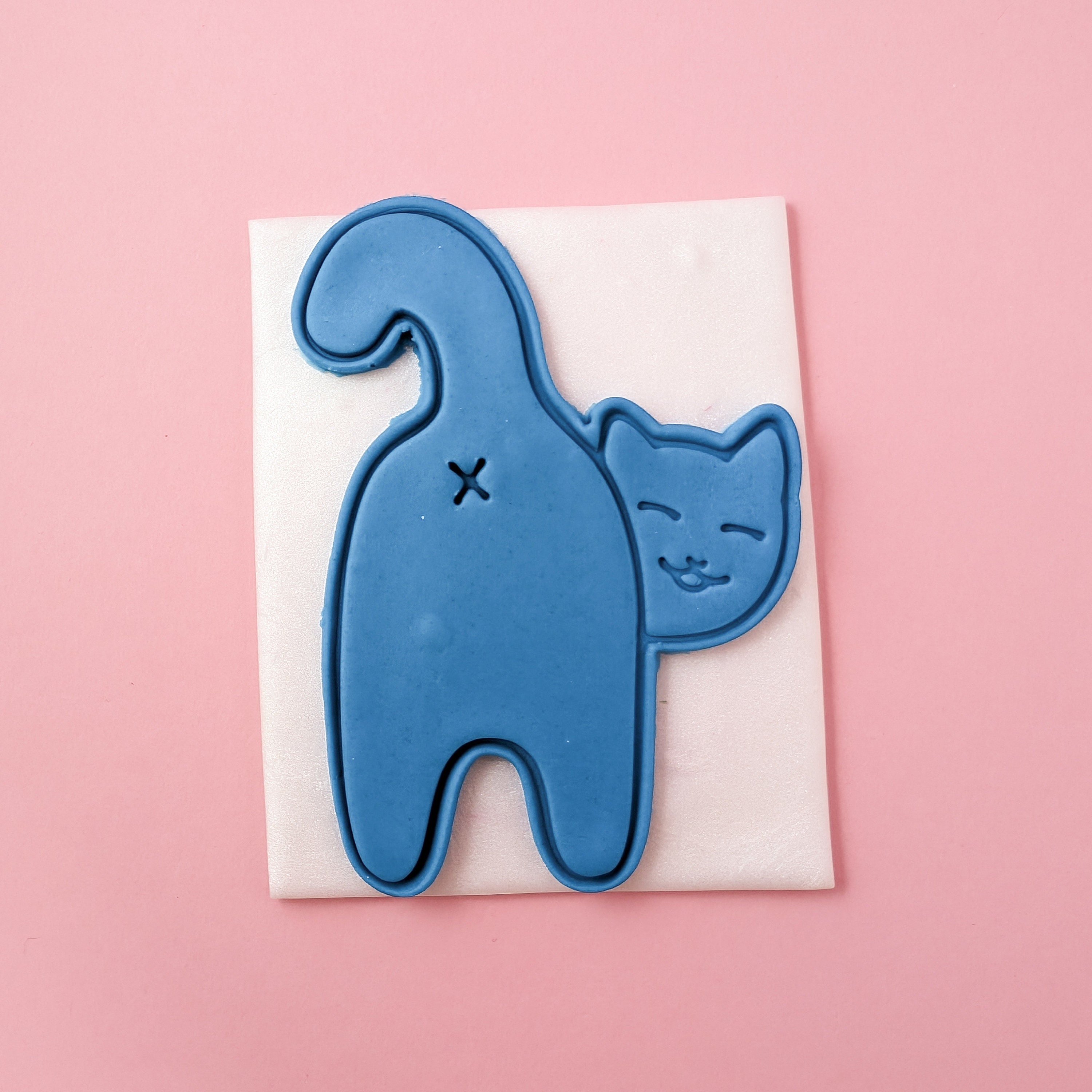Cat Butt Cookie Cutter, Smug Kitty Biscuit Cutter - Etsy