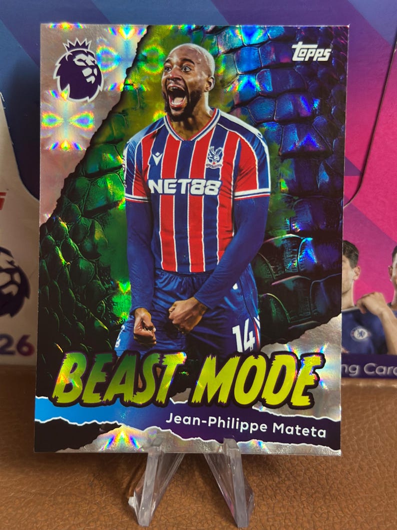 Jean-philippe Mateta "beast Mode" Soccer Card - Topps Premier League ...