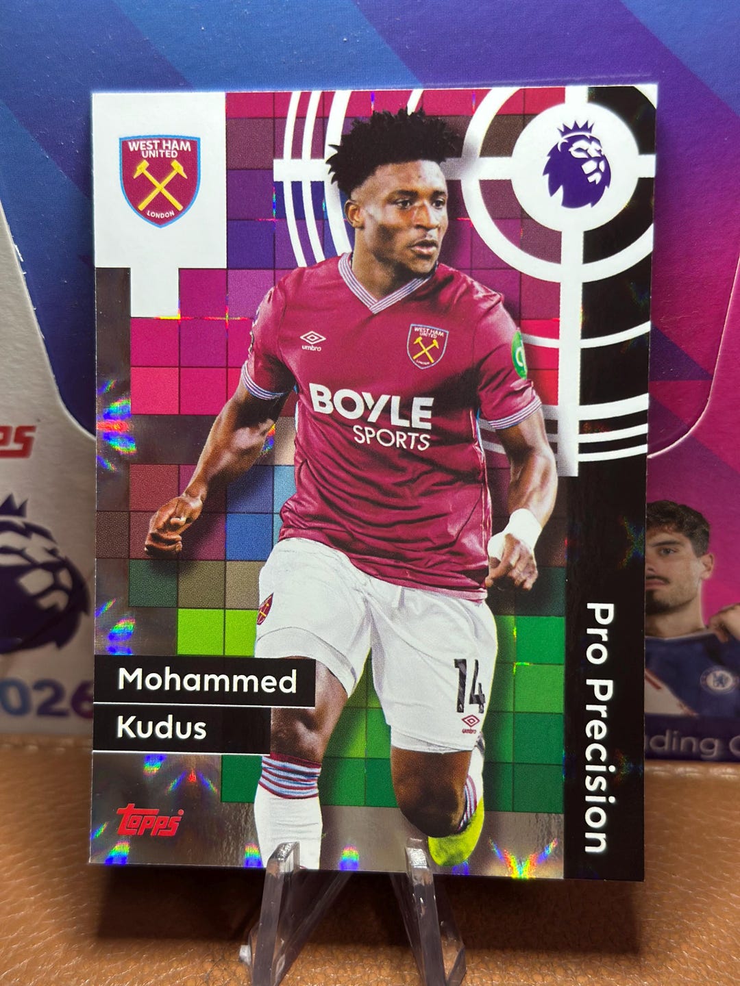 Mohammed Kudus “pro Precision” Soccer Card - Topps Premier League 2025/ ...