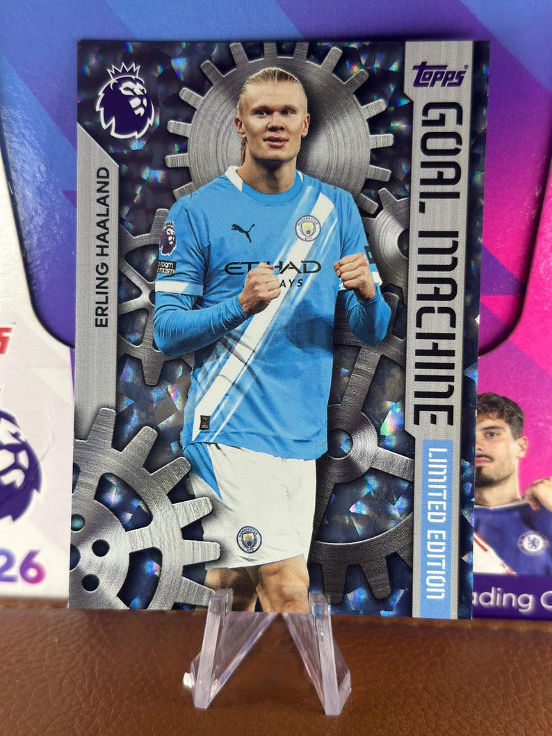 Erling Haaland “goal Machines” Topps Premier League Limited Edition ...