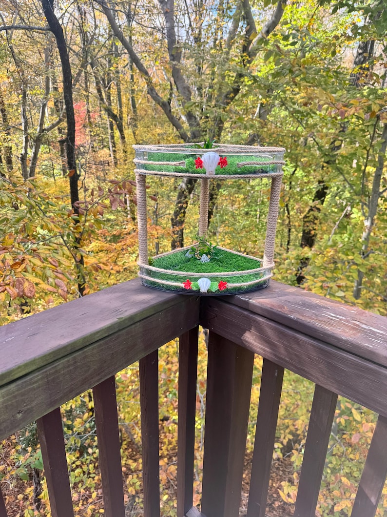 Handmade Two Tier Corner Climber & Shell Shop - Etsy