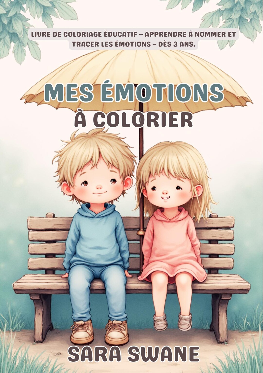 Educational Coloring Book. My Emotions to Color, the Little Bench of ...