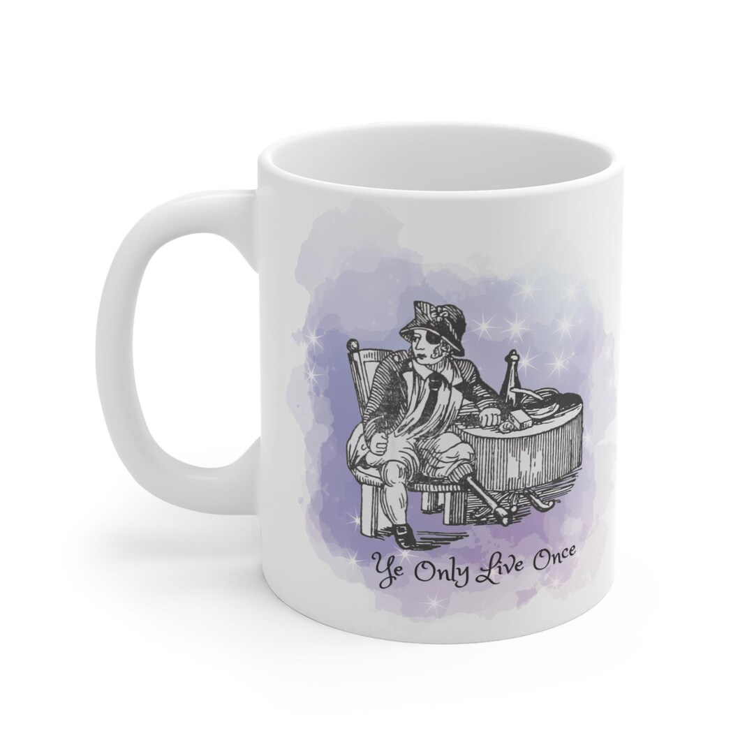 Lady Pirate Mug #YOLO - Ceramic Mugs (11oz\15oz\20oz) - Etsy