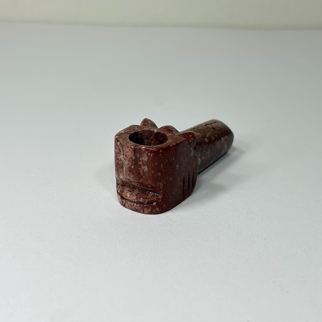 Handcrafted Peruvian Inca Stone Smoking Pipe | Ceremonial Shaman ...
