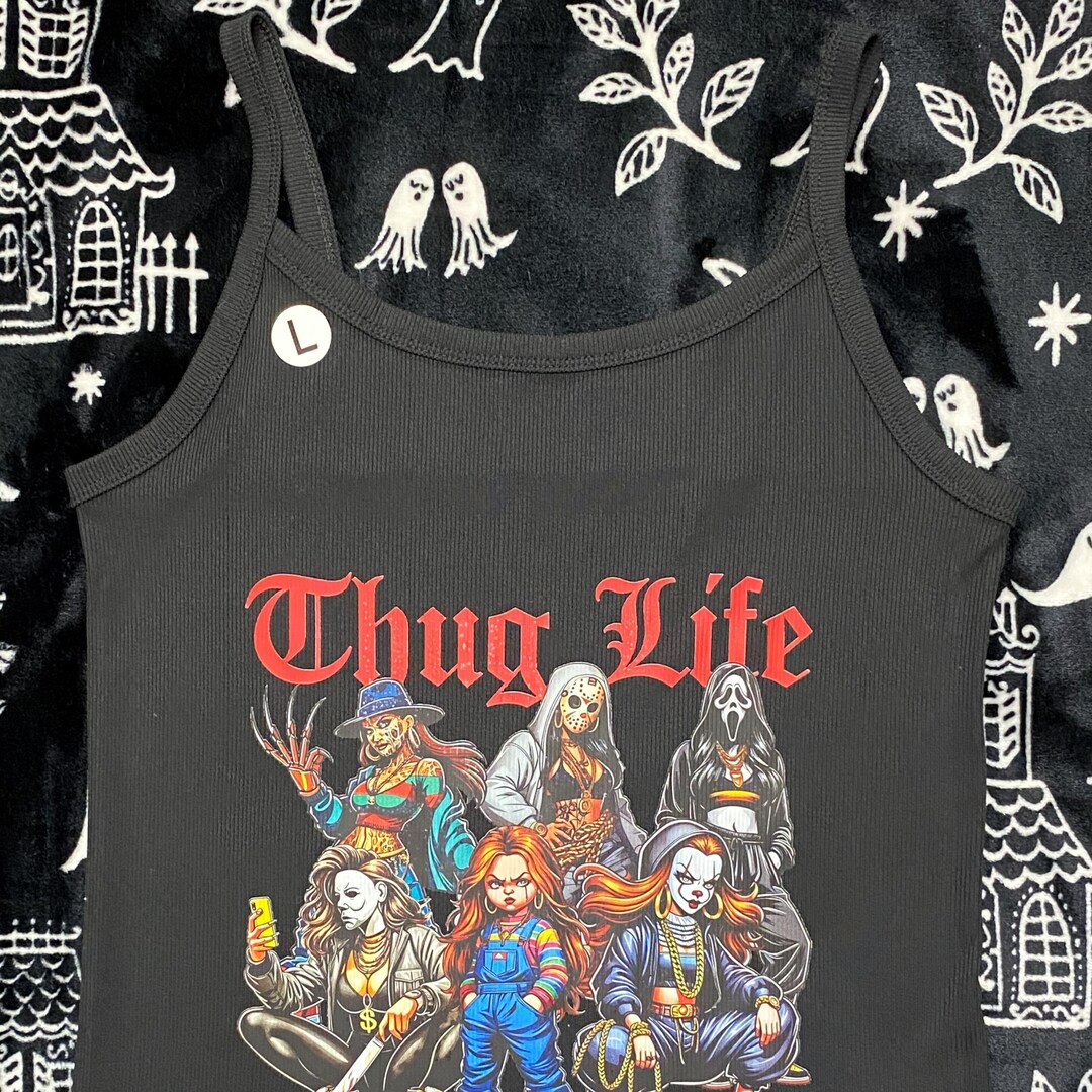 THUG LIFE Black Buttery Soft-tank in a Size Large. - Etsy