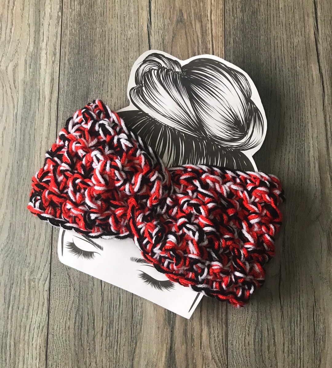 Cincinnati Football Team Ear Warmer Headband, Black White Orange ...