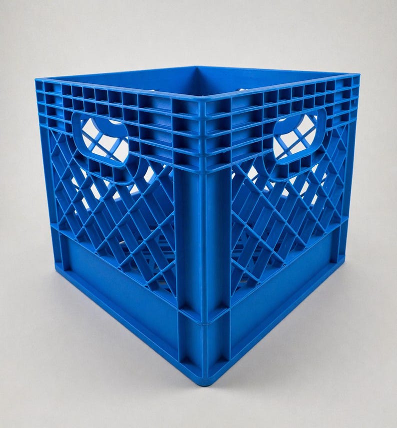 Mini Milk Crate Organizer, Mini Crate for Coasters, Desk Storage, Small ...