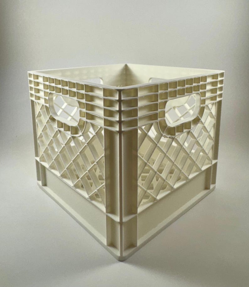 Mini Milk Crate Organizer, Mini Crate for Coasters, Desk Storage, Small ...