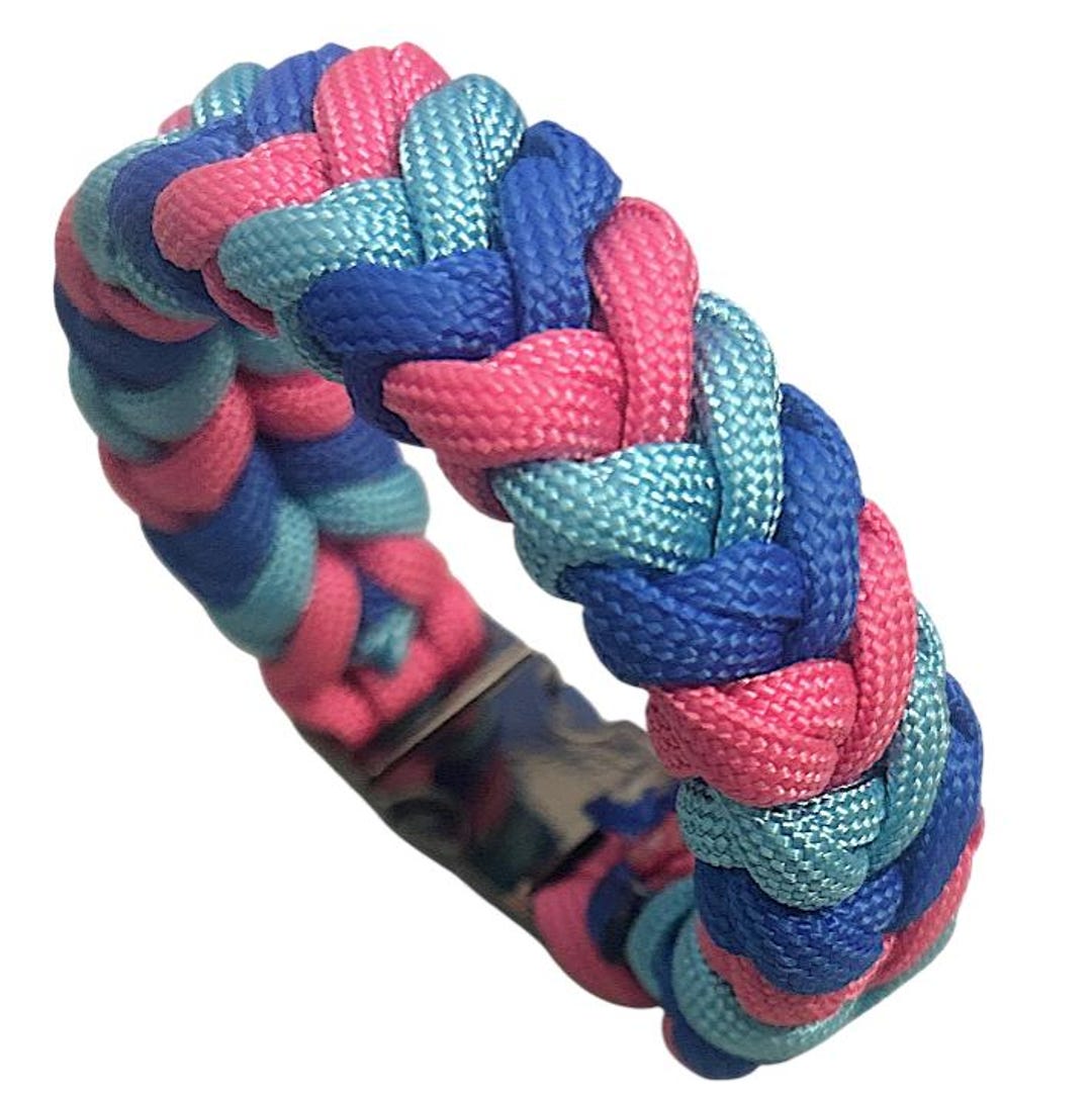 3-color Paracord Bracelet – Customizable - Handmade, Mix Your Colors ...