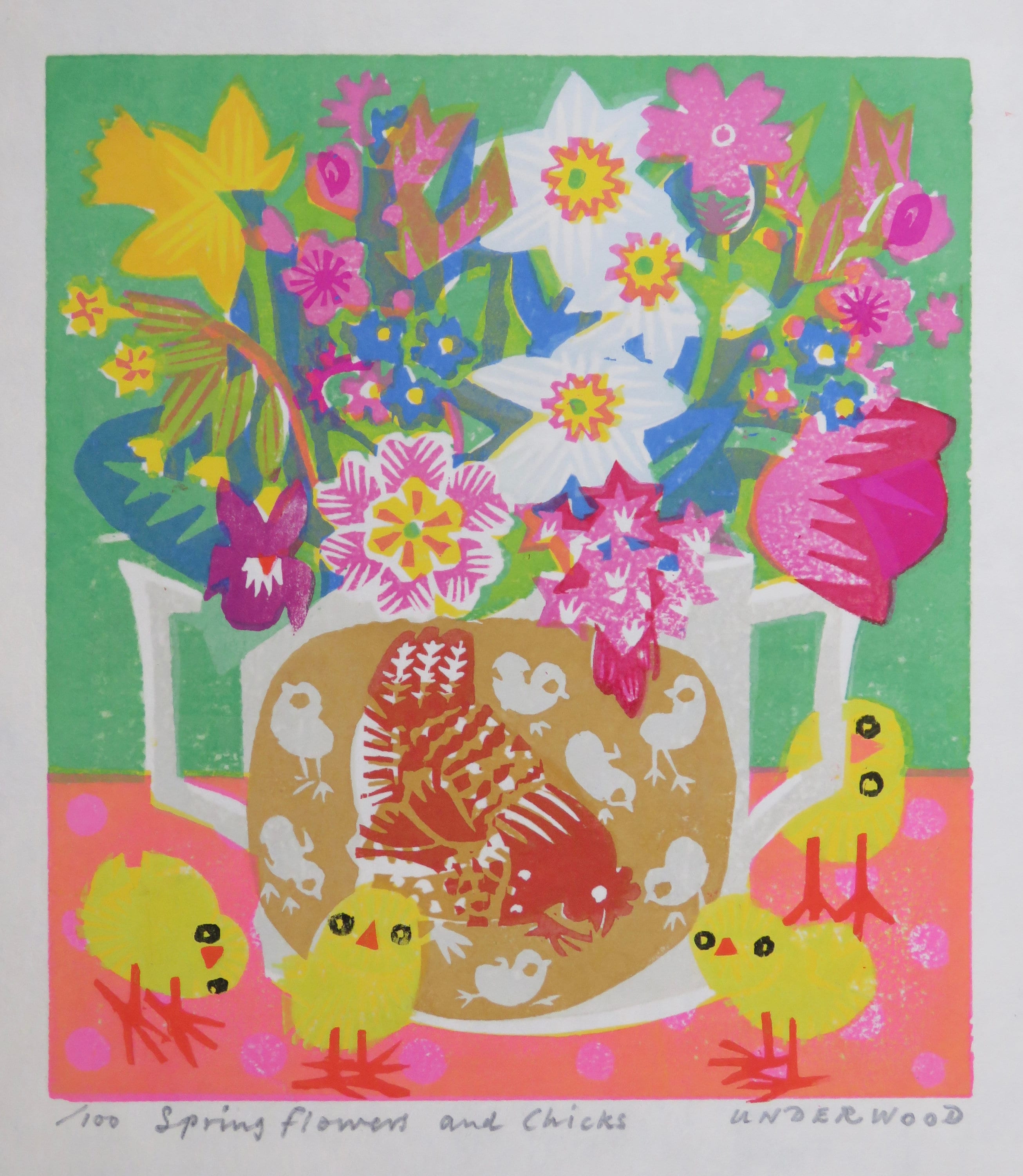 Spring Flowers and Chicks | Etsy