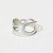 Sterling Silver Hand Cut Joining Circles Ring - Etsy