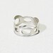 Sterling Silver Hand Cut Joining Circles Ring - Etsy
