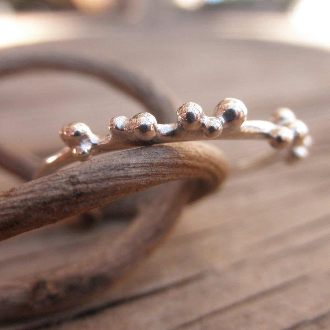 Small Bubble Ring Silver Balls - Etsy
