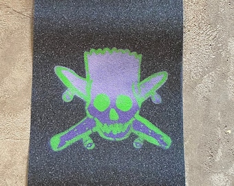 Bart Simpson Skateboard Grip Tape - Etsy