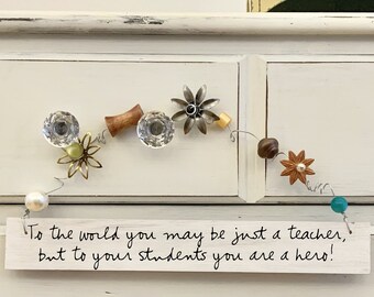 Teacher Svg to the World You May Be Just a Teacher but to Your Students ...