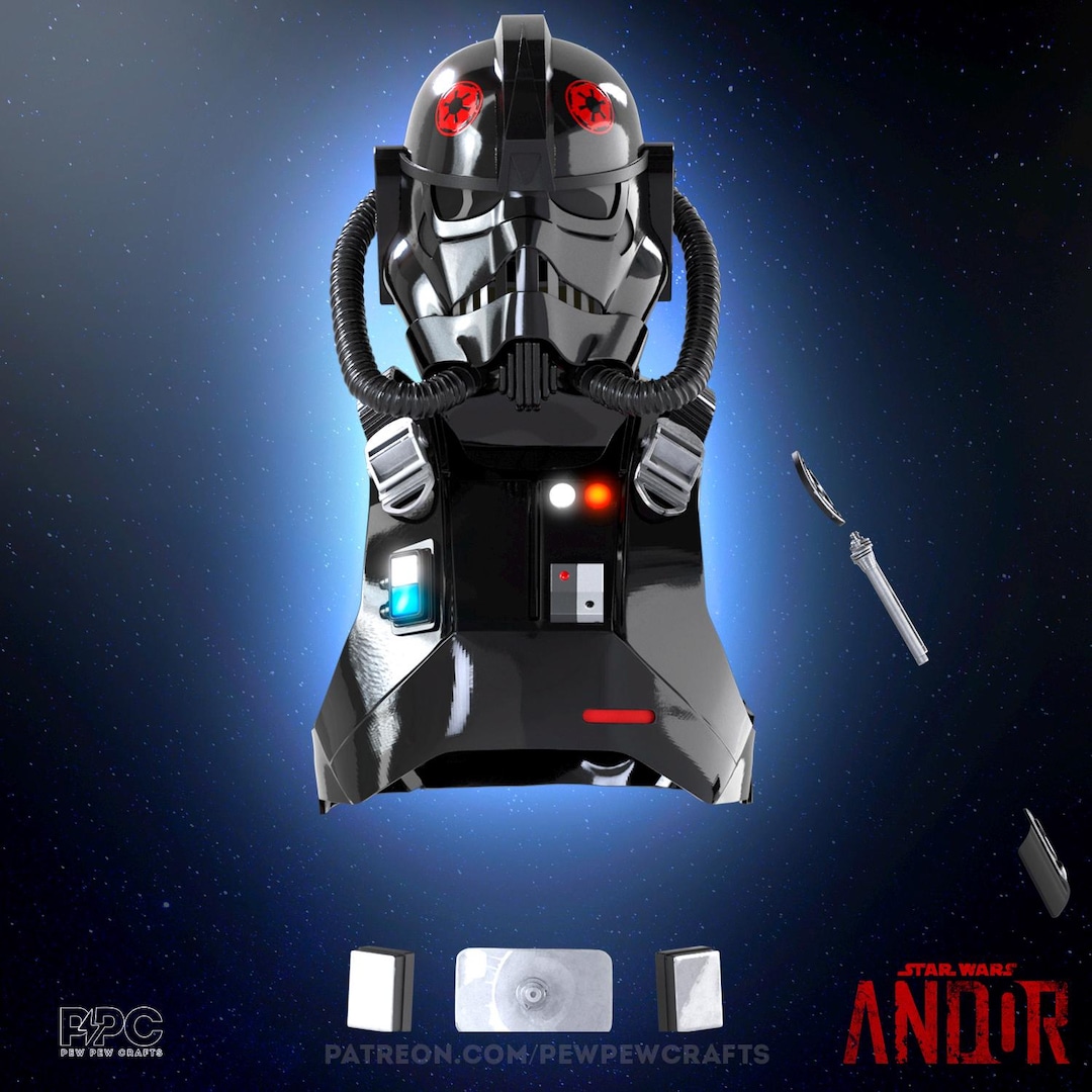 Sienar Test Pilot Armor Replica / DIY Kit Cosplay Star Wars: Andor 27 ...