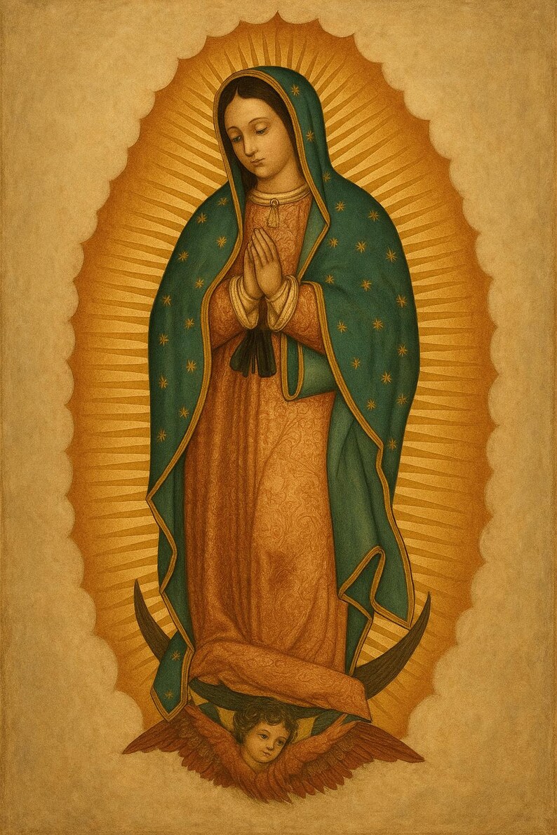 Virgin Mary Digital Download Prints- Catholic Art Prints ( Multiple ...