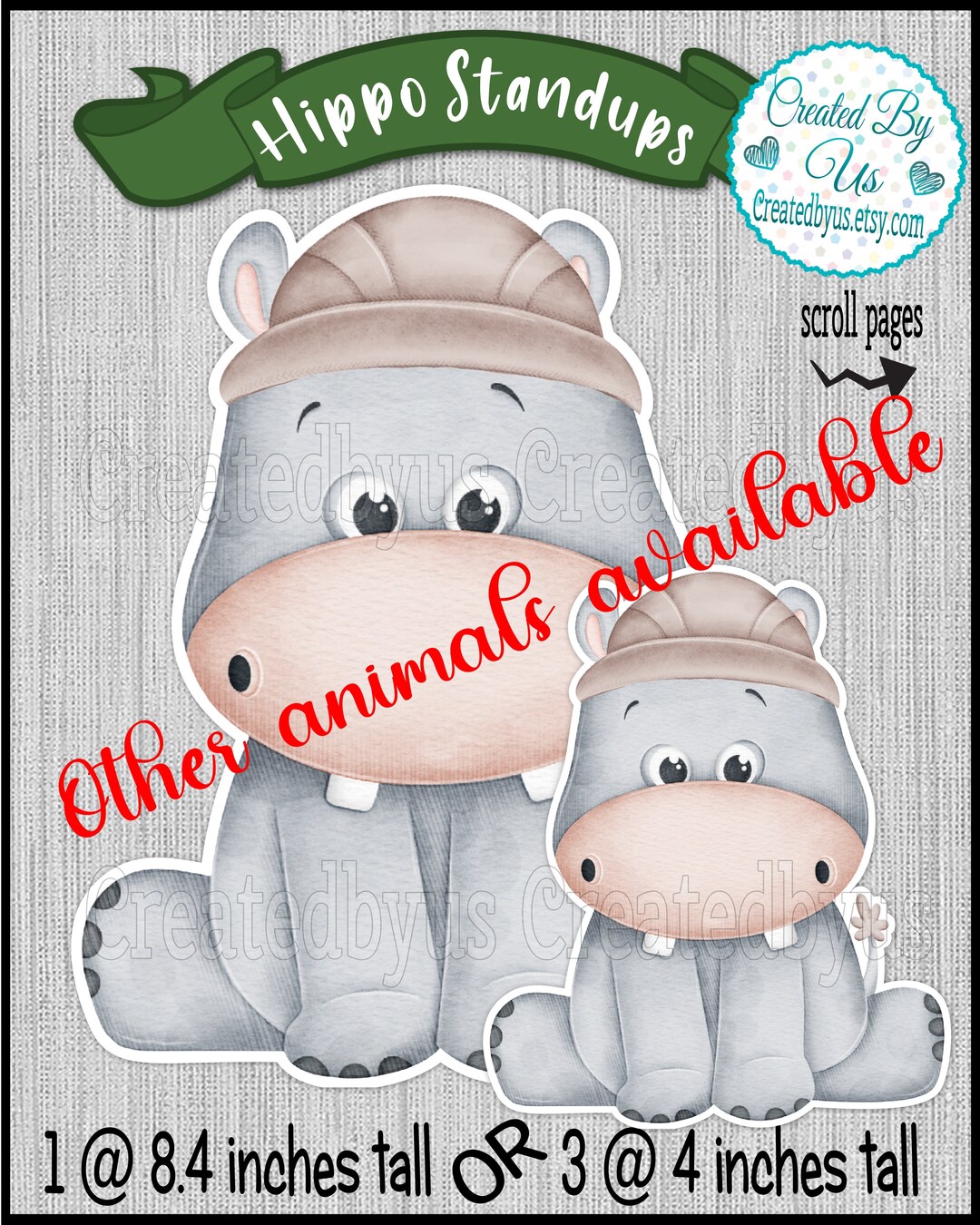 Jungle Safari Stand up Cutouts for Party Decorations Jungle Baby Shower ...