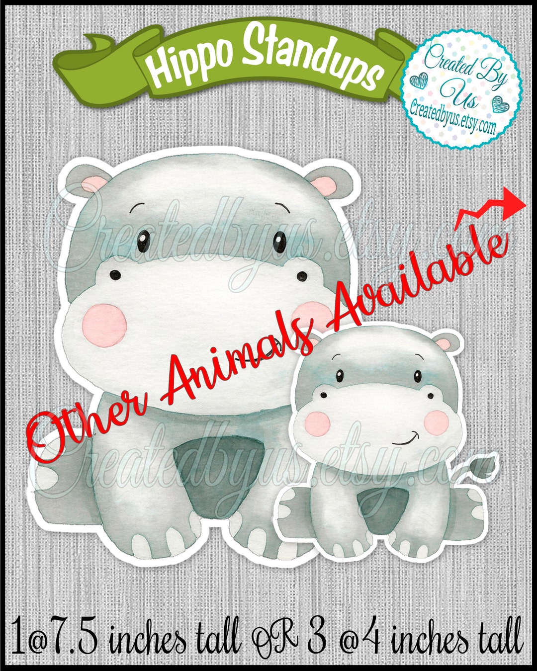 Safari Jungle Stand up Cutouts for Party Decorations Zoo Baby Shower ...