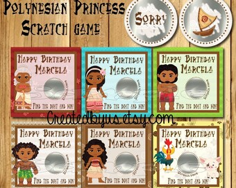 Princess Scratch off Cards - Etsy