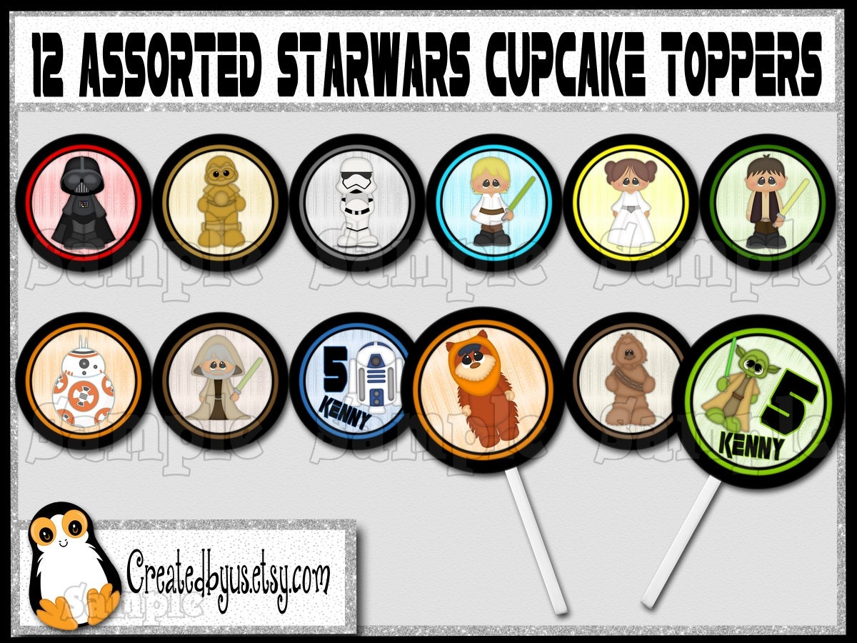 Star Wars Cupcake Toppers