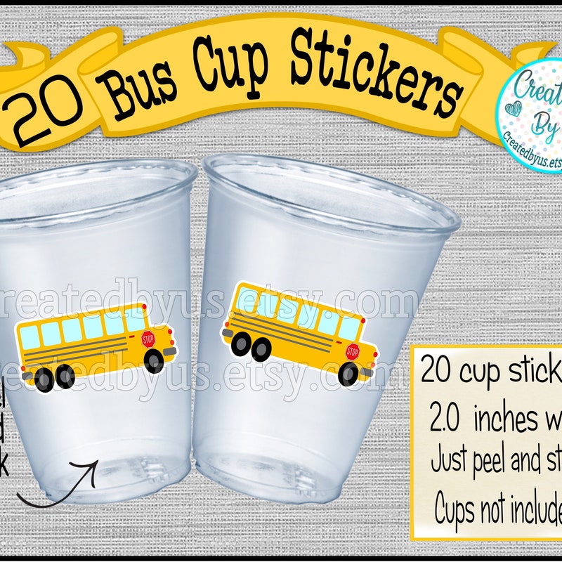 School Bus Decal - Etsy