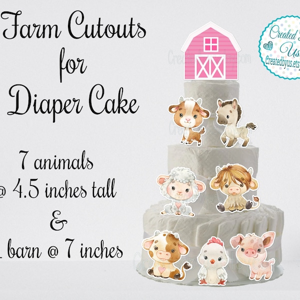 Farm Diaper Cakes - Etsy