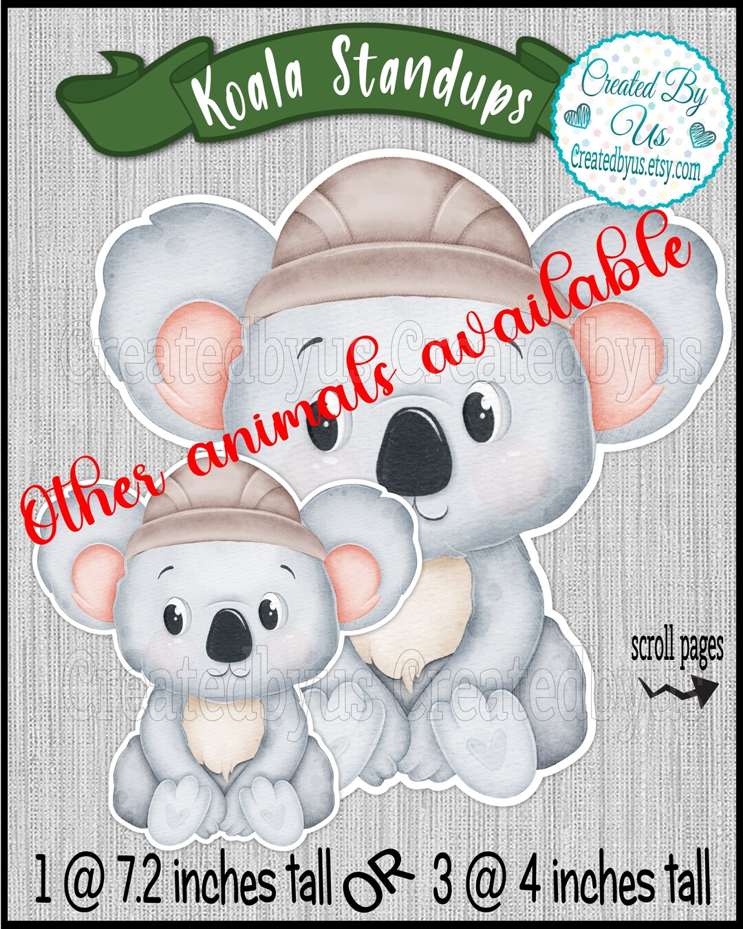 Jungle Safari Stand up Cutouts for Party Decorations Jungle Baby Shower ...