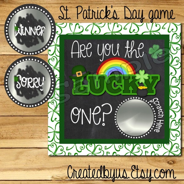 Custom Scratch off Card - Etsy