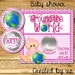 Around the World Scratch off Cards Baby Girl Shower Game Scratch Tags ...