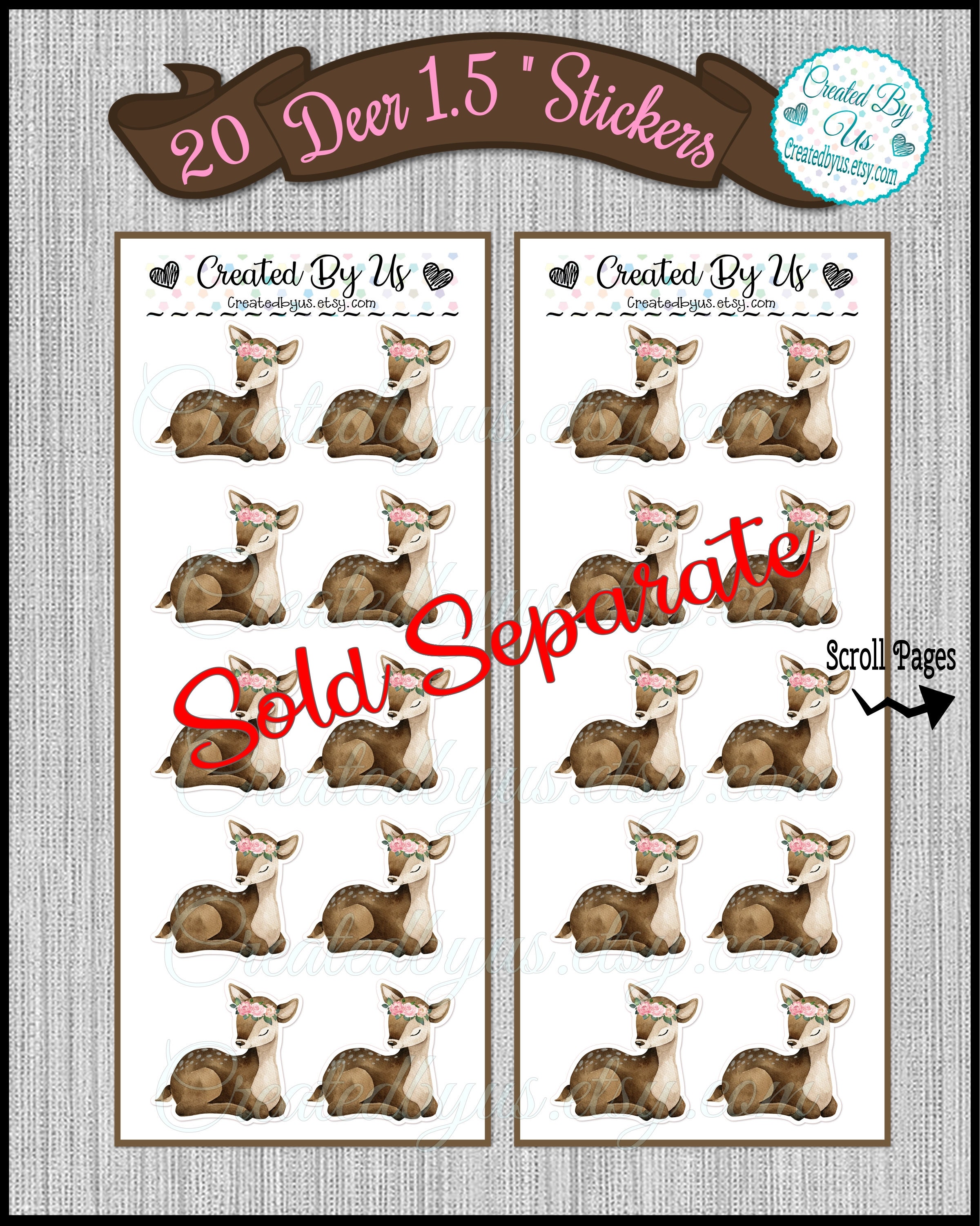 Girl Baby Deer Cutouts Party Decorations Oh Deer Baby Shower Baby Deer ...