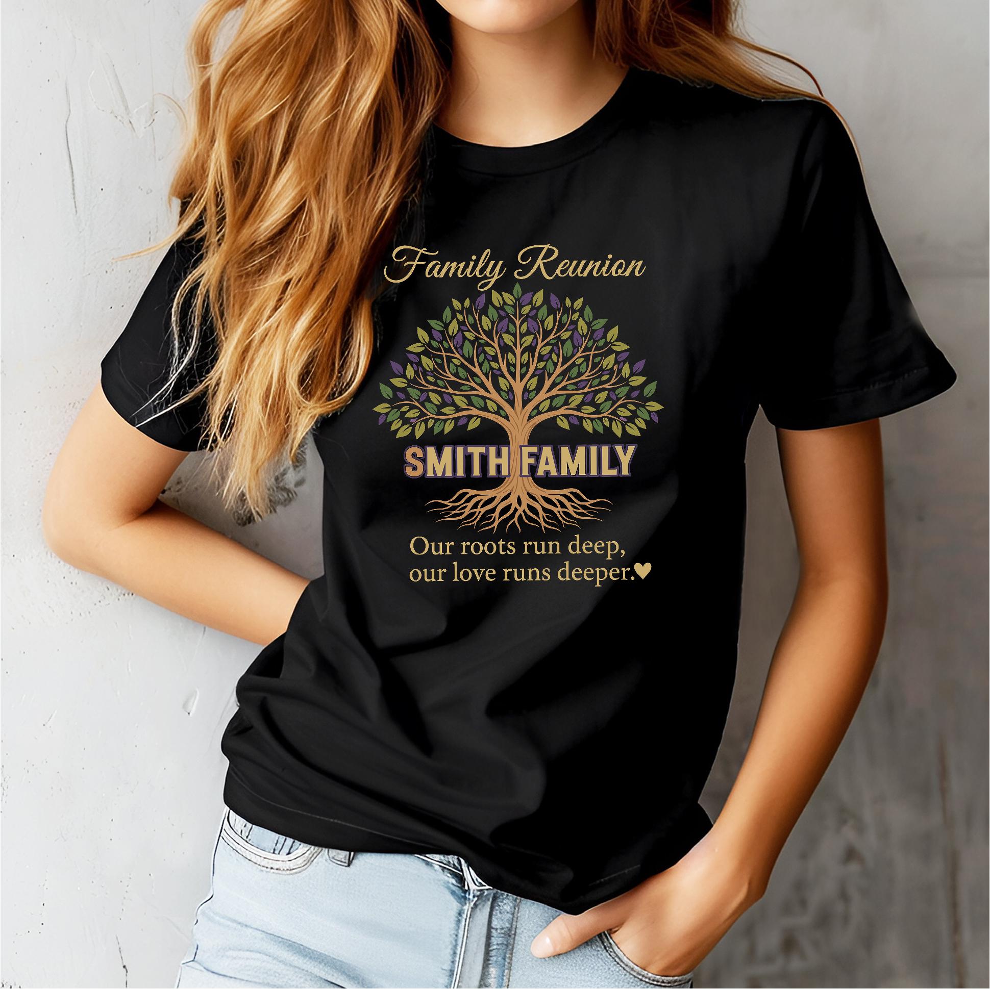 Family Reunion Tree PNG | Custom Name Sublimation Design (digital ...