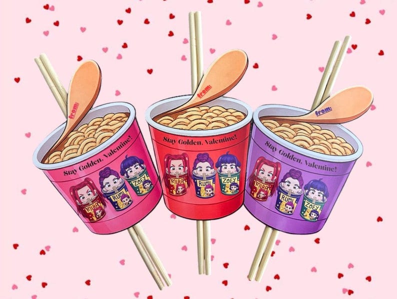 Hunter Inspired Valentine | Class Gift | My Little Soda Pop | Ramen ...