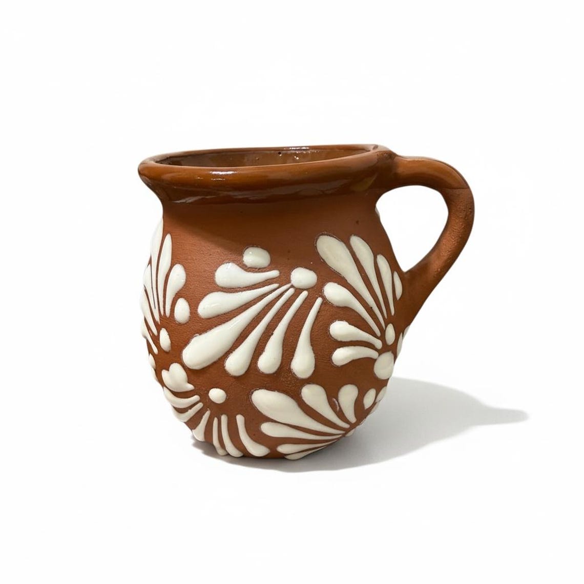 Cielito Lindo Mexican Coffee Mugs – 16 Oz | Brown & White | Lead-free ...