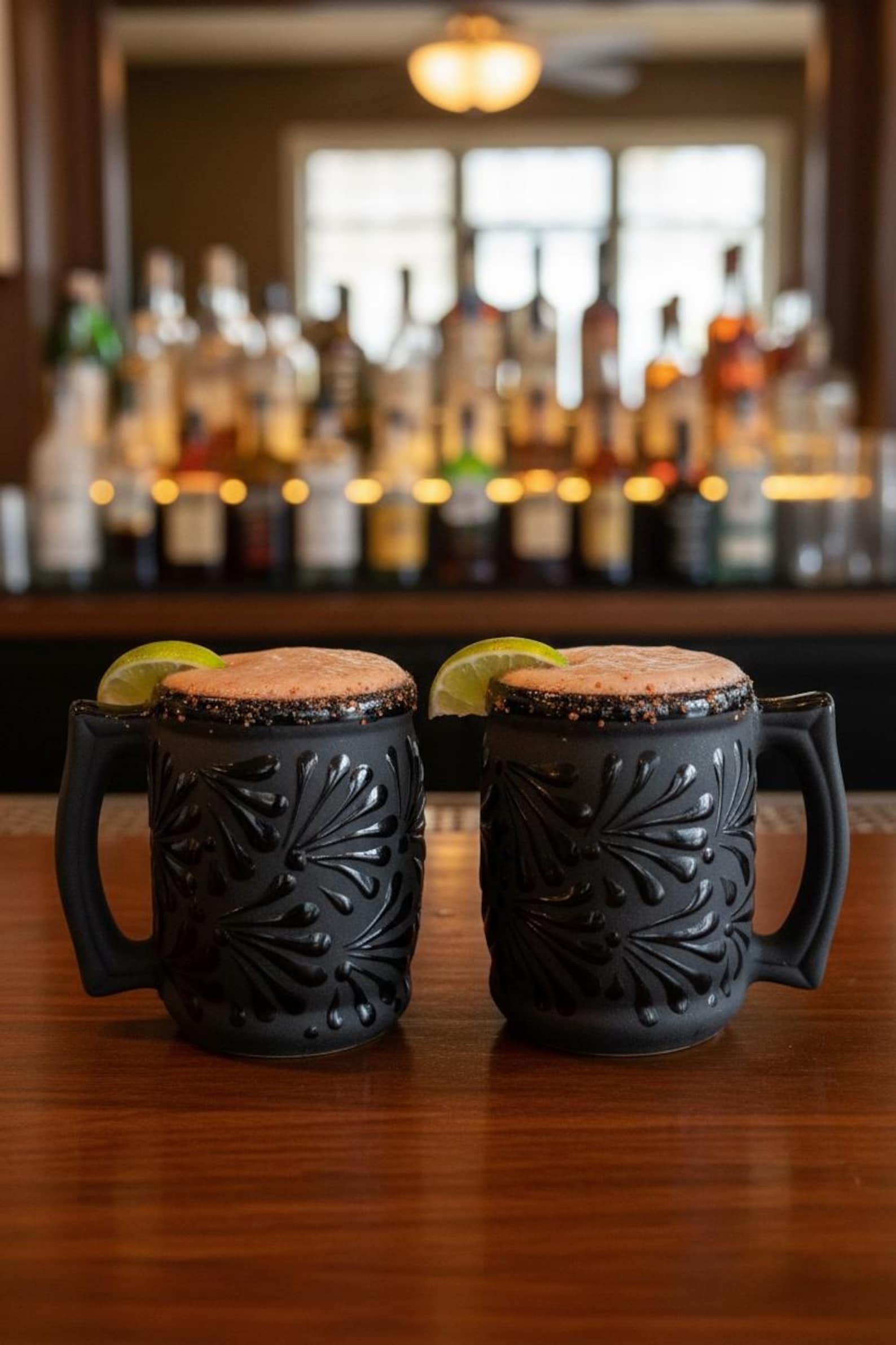 Talavera Clay Beer Mugs | Handmade Mexican Drinkware, Set of 2 ...