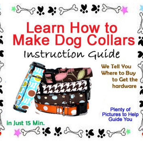 Leather Dog Collar Pattern - Etsy