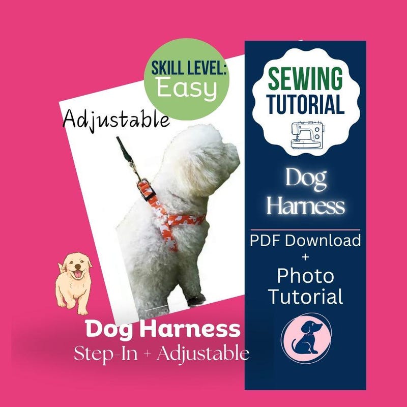 Small Dog Harness - Etsy
