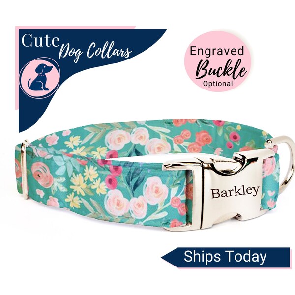 Spring Dog Collar - Etsy