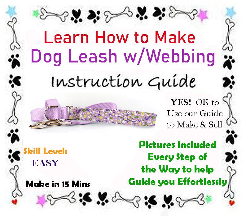 Dog Leash Sewing Tutorial Create Pet Lead Dog Leash Sewing - Etsy