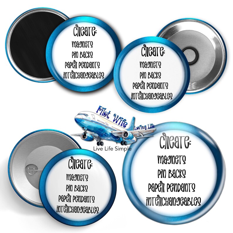 Disney Characters Collage – 1-inch Buttons, Magnets, Charms (digital ...