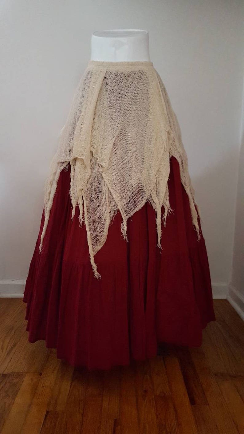 Ragged Net Over Skirt - Etsy