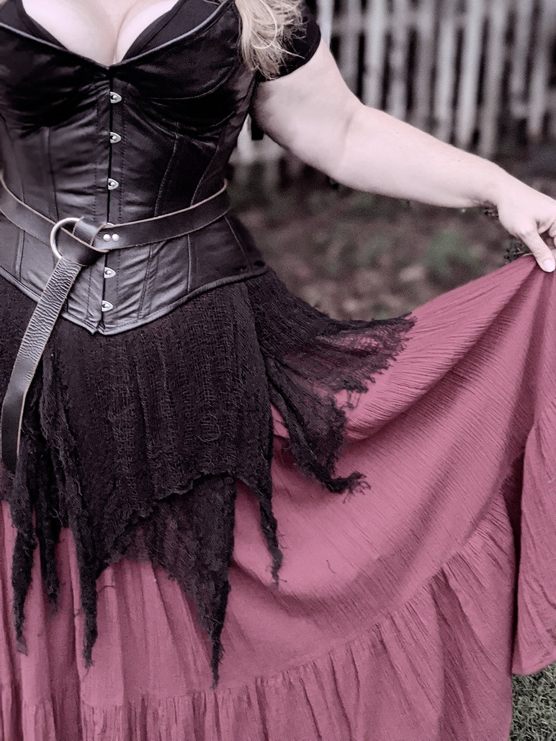 Ragged Net Over Skirt - Etsy