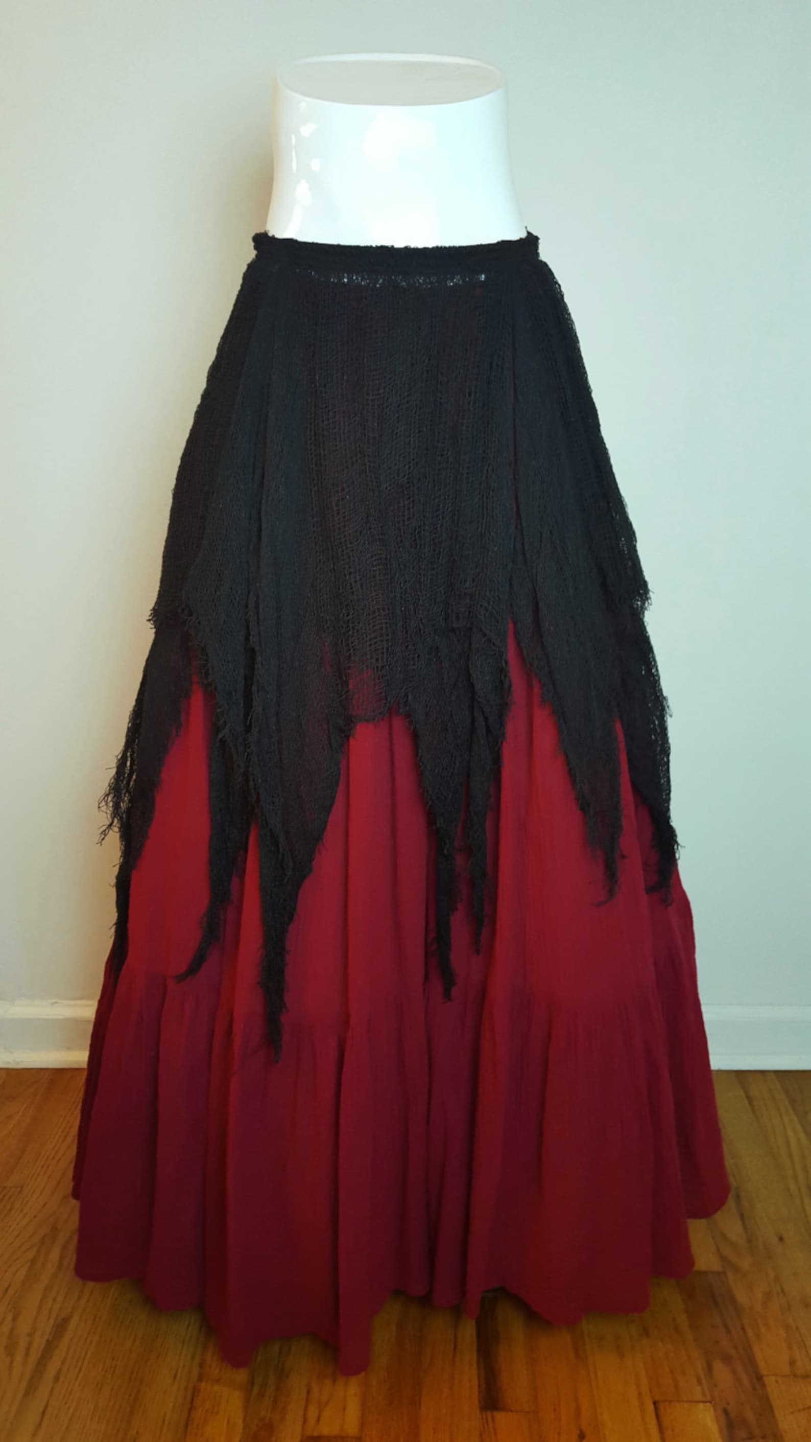 Ragged Net Over Skirt - Etsy