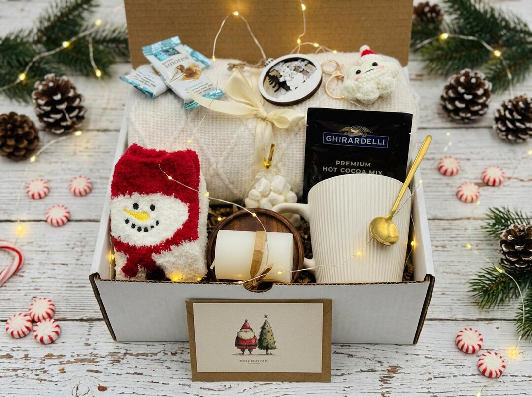 Cozy Christmas Gift Bundle – Holiday Comfort in a Box - Etsy