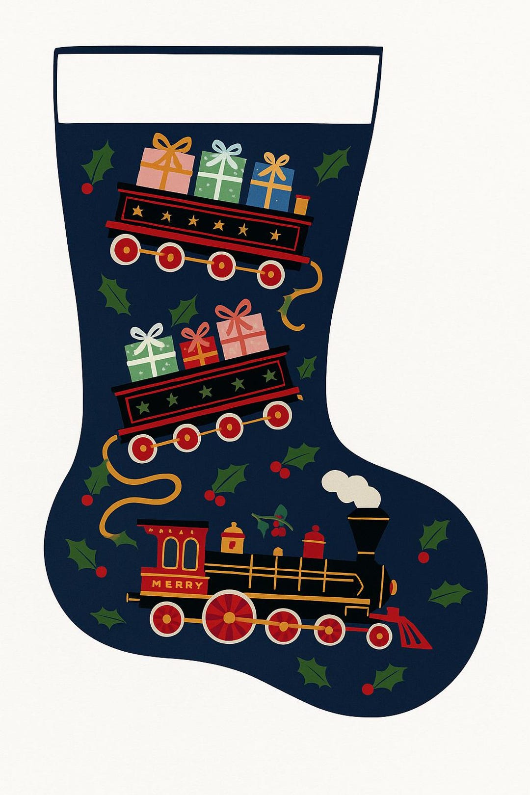 Needlepoint Stocking Design Template - Etsy