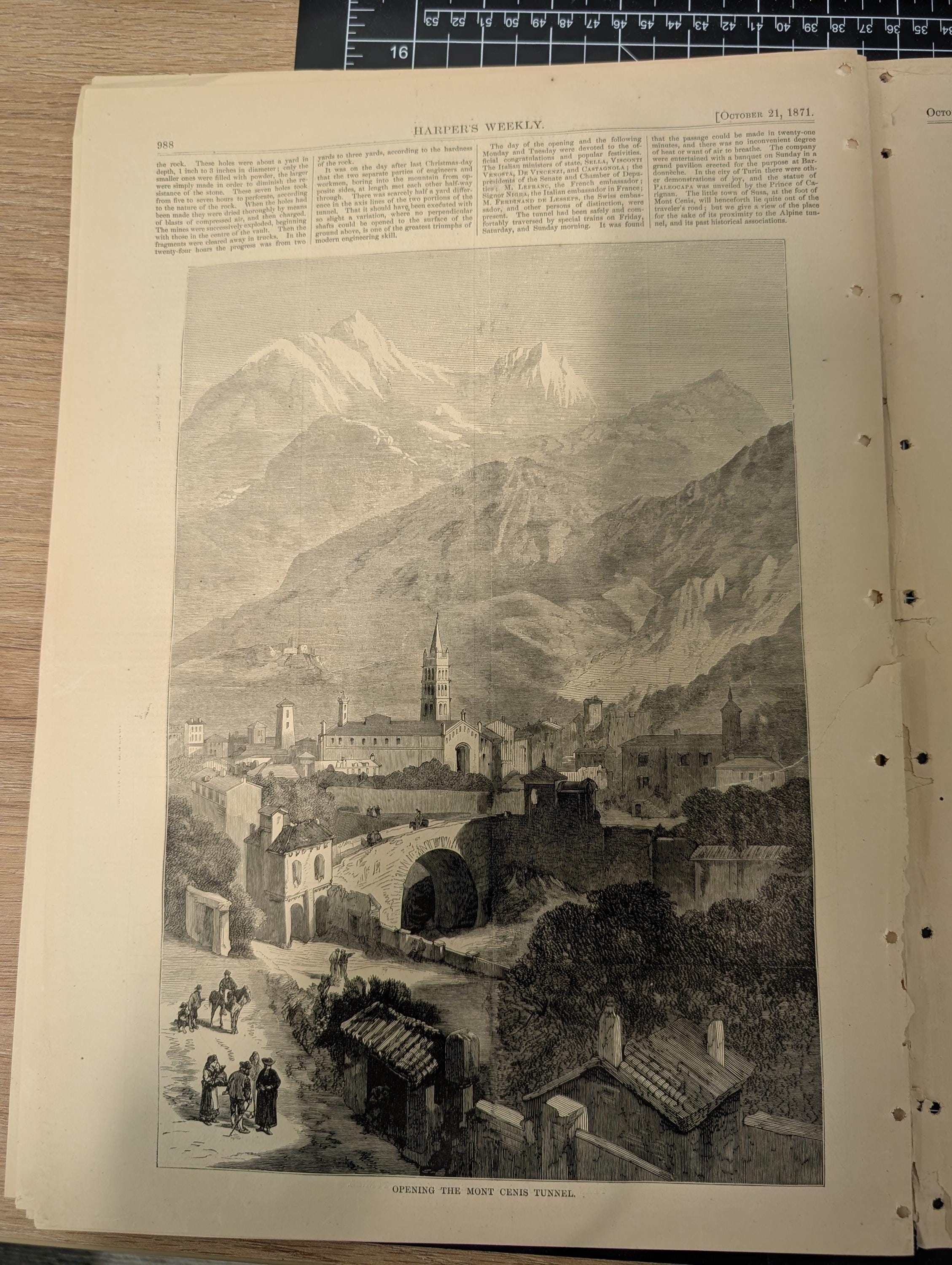 Harper’s Weekly – October 21, 1871 – Complete W/ Supplement (24 Pp ...